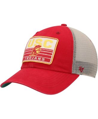 Men's '47 Brand Cardinal USC Trojans Four Stroke Clean Up Trucker ...