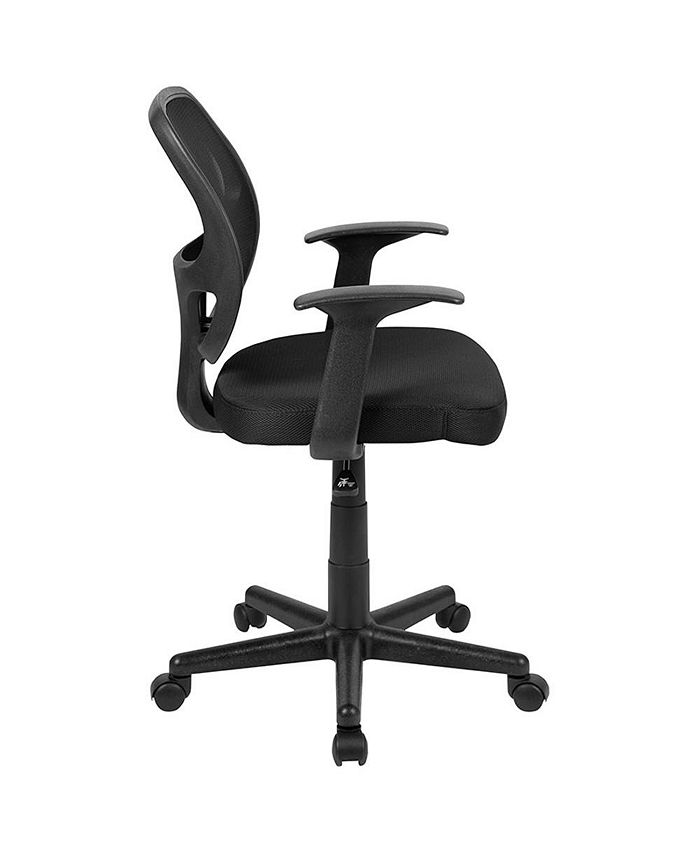 Offex Mid-Back Mesh Swivel Ergonomic Task Office Chair with Arms, BIFMA ...