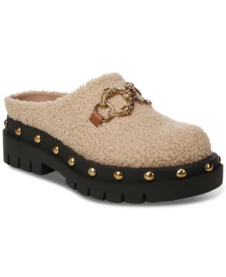 Circus NY by Sam Edelman Women's Annie Shearling Slip-On Studded Lug ...