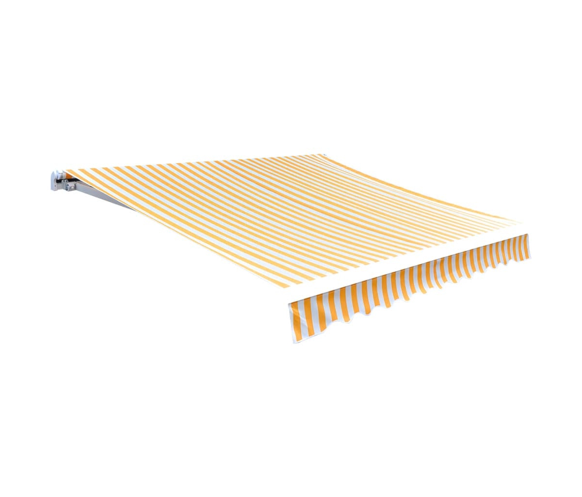 Click here for Awning Top Canvas Sunflower Yellow & White 9 10x8... prices