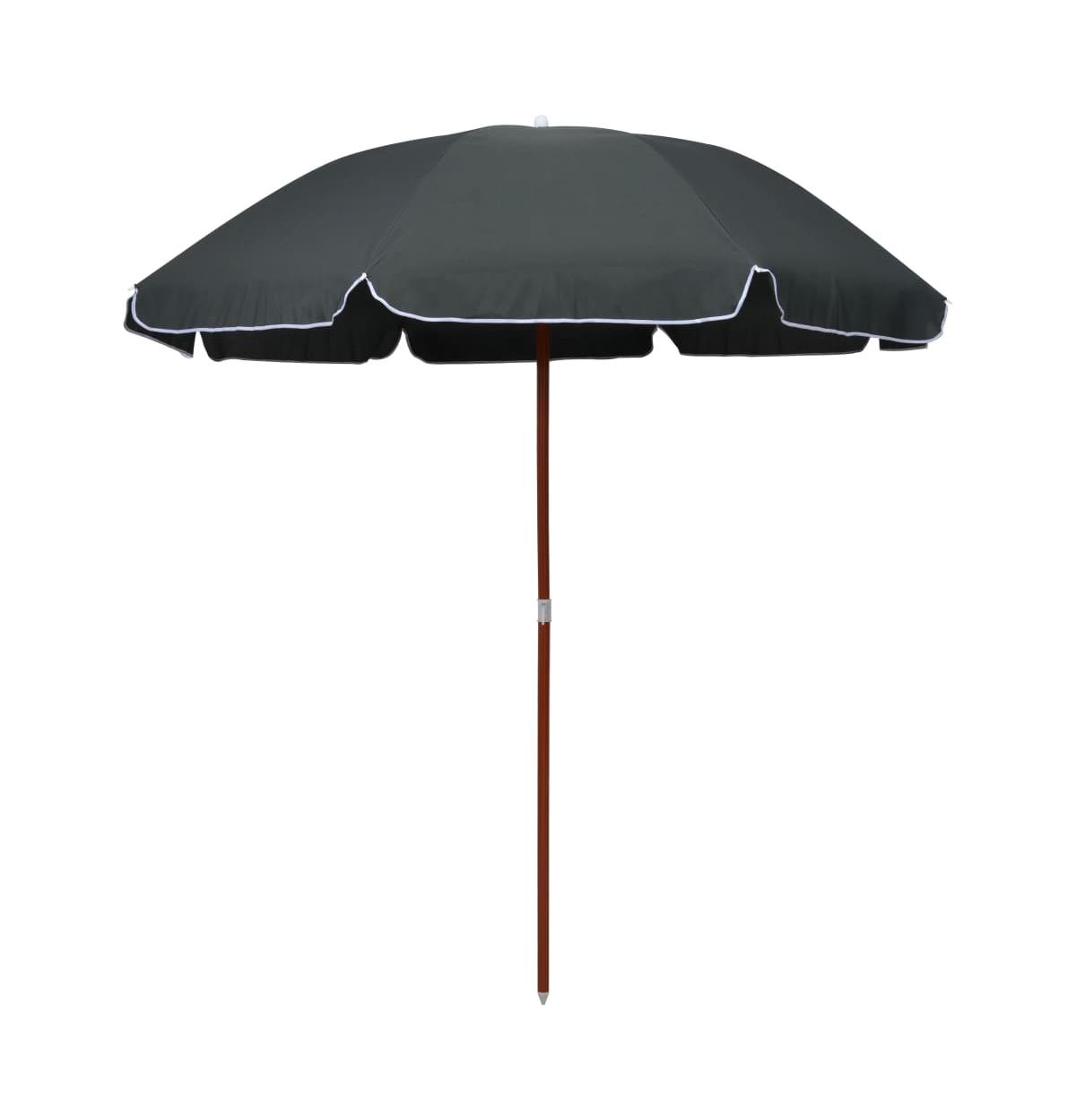 Click here for Garden Parasol with Steel Pole 94.5 Anthracite - A... prices