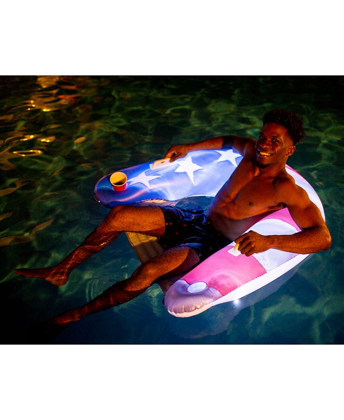 PoolCandy Stars and Stripes Jumbo LED Pool Float - Macy's