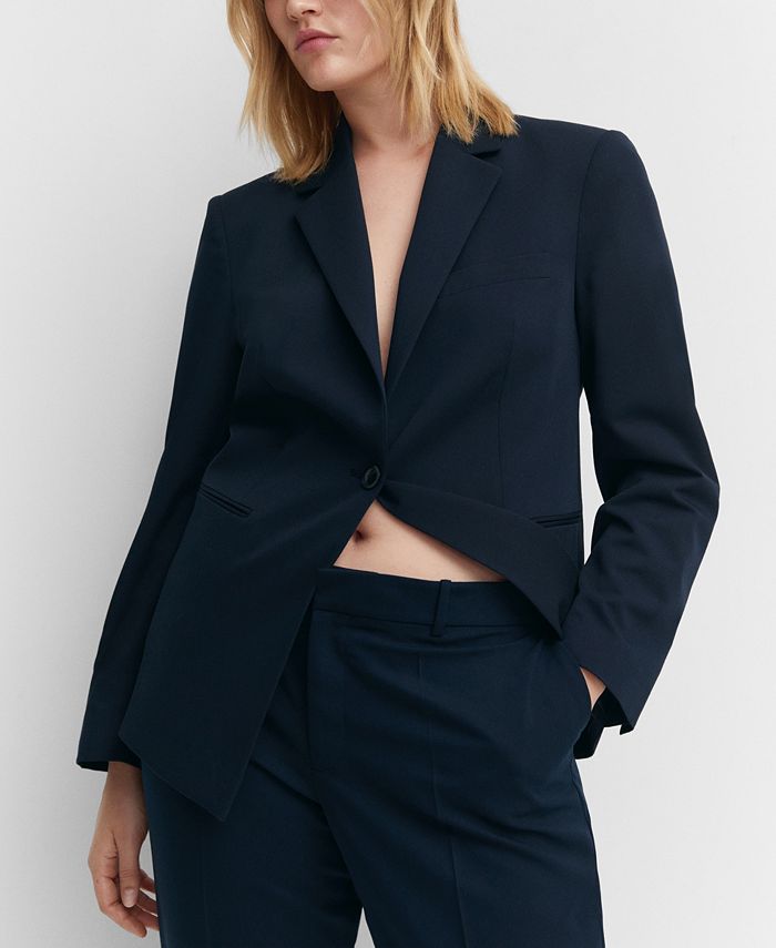 MANGO Women's Straight Suit Pants - Macy's