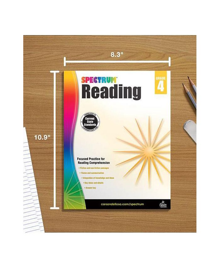 Barnes & Noble Spectrum Reading Workbook, Grade 4 by Spectrum Compiler - Macy's
