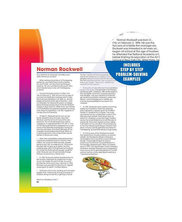 Barnes & Noble Spectrum Reading G7 Workbook, Grade 7 by Spectrum ...