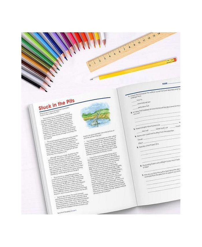 Barnes & Noble Spectrum Reading Workbook, Grade 8 by Spectrum Compiler ...