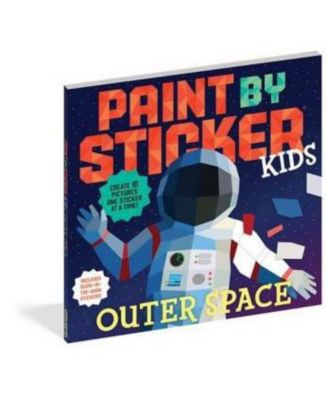Paint by Sticker Kids- Outer Space- Create 10 Pictures One Sticker at a ...