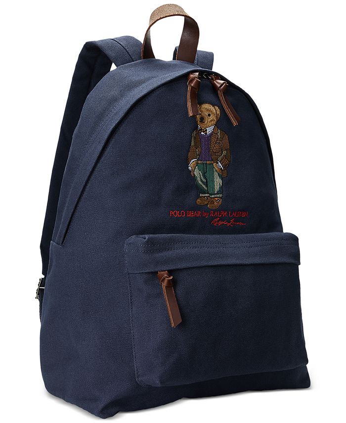 Polo Ralph Lauren Men's Polo Bear Canvas Backpack - Macy's