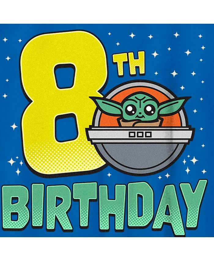 Disney Lucasfilm Boy's Star Wars: The Mandalorian 8th Birthday Grogu ...