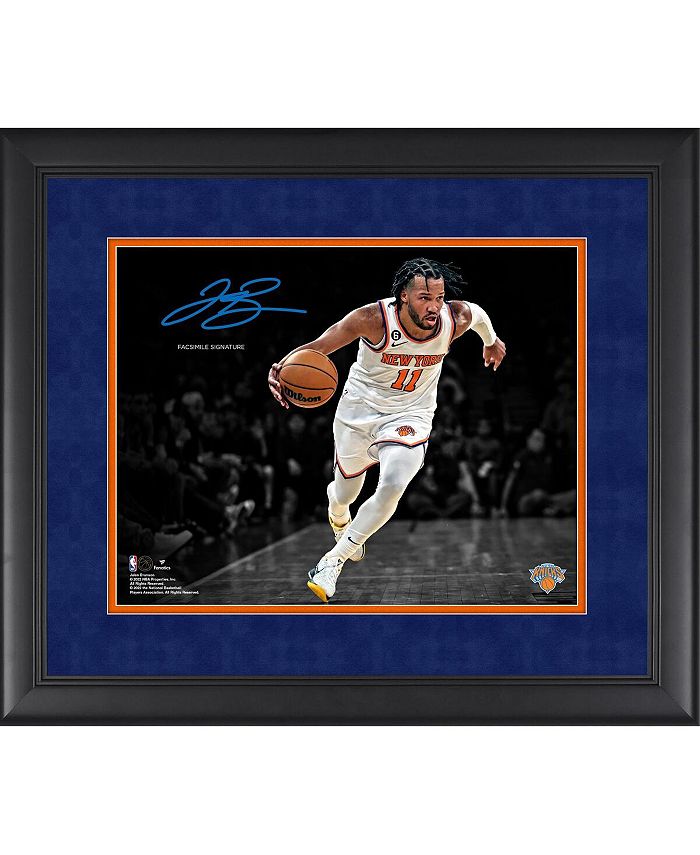 Fanatics Authentic Jalen Brunson New York Knicks Facsimile Signature ...