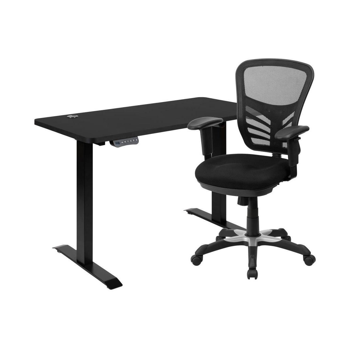 Click here for 48 Wide Electric Adjustable Standing Desk & Ergono... prices