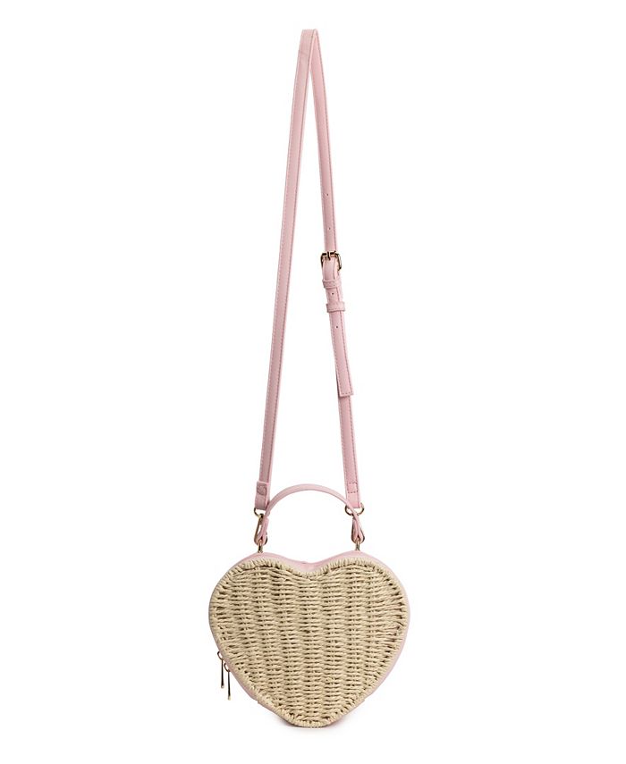 LIKE DREAMS Sundrop Heart Straw Crossbody - Macy's