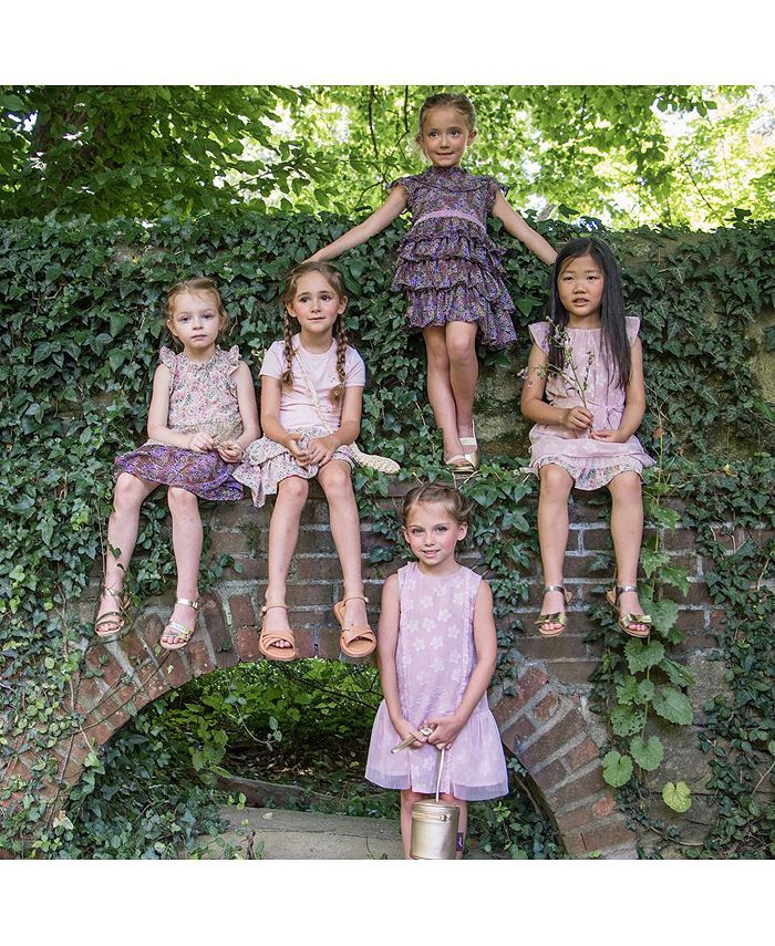 IMOGA Collection Big Girls Nancy Camelia Jacquard Woven Dress - Macy's