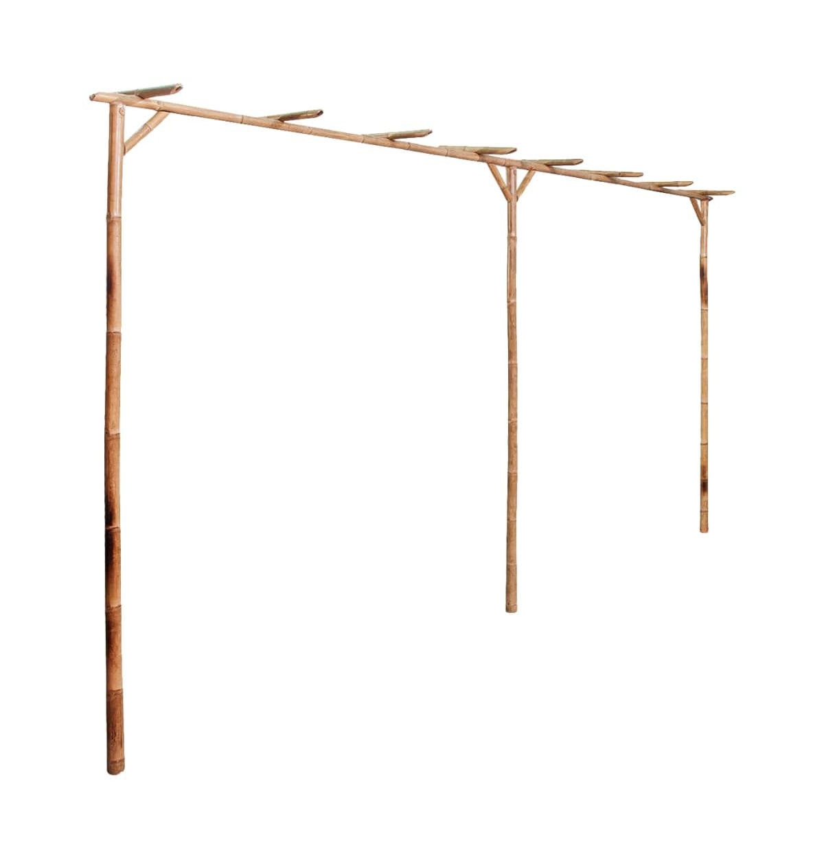 Click here for vidaXL Pergola Bamboo 151.6x15.7x80.7 - Brown prices