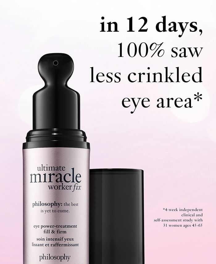 philosophy Ultimate Miracle Worker Fix Eye Serum - Macy's