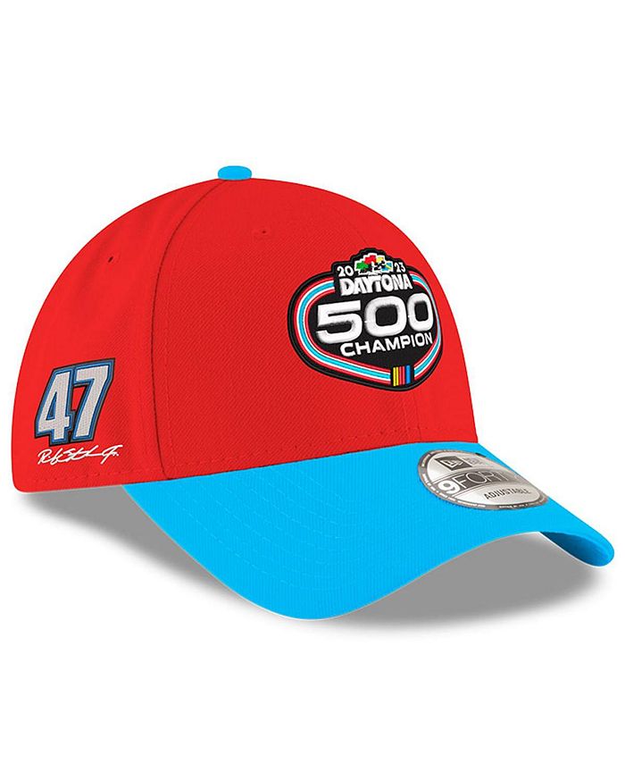 New Era Men's Scarlet, Light Blue Ricky Stenhouse Jr. 2023 Daytona 500 ...