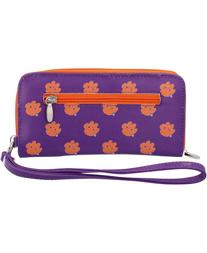 Eagles Wings Women's Clemson Tigers Zip-Around Wristlet Wallet - Macy's