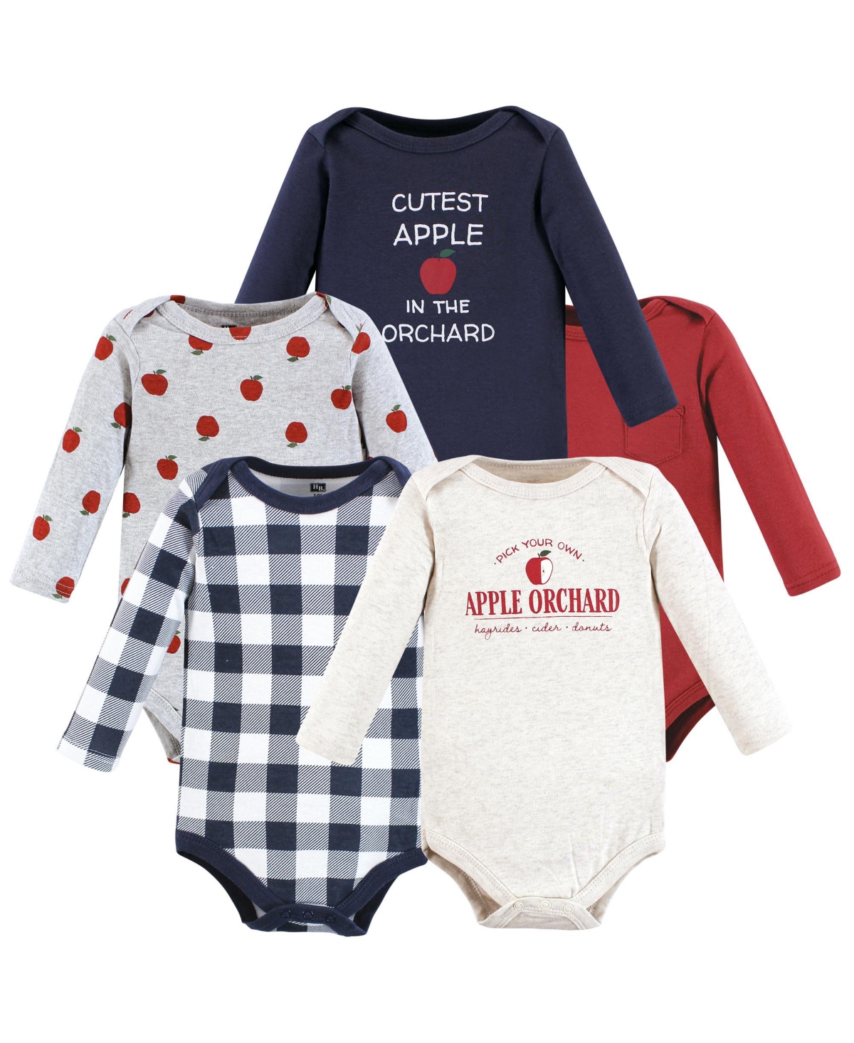 Click here for Hudson Baby Soft Cotton Long-Sleeve Bodysuit Bundl... prices