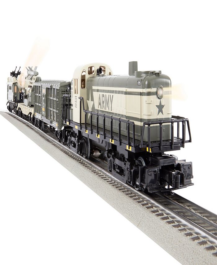 Lionel Army Freight Lionchief Bluetooth 5.0 Train Set with Remote - Macy's