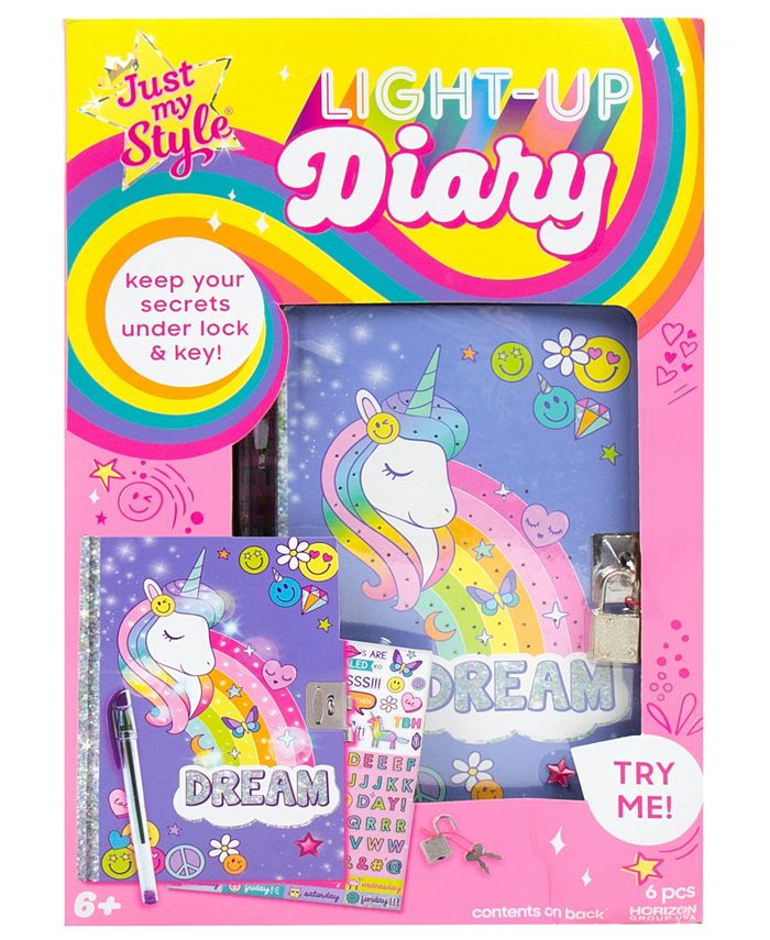 Just My Style Light-Up Diary Playset - Macy's