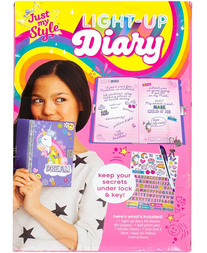 Just My Style Light-Up Diary Playset - Macy's