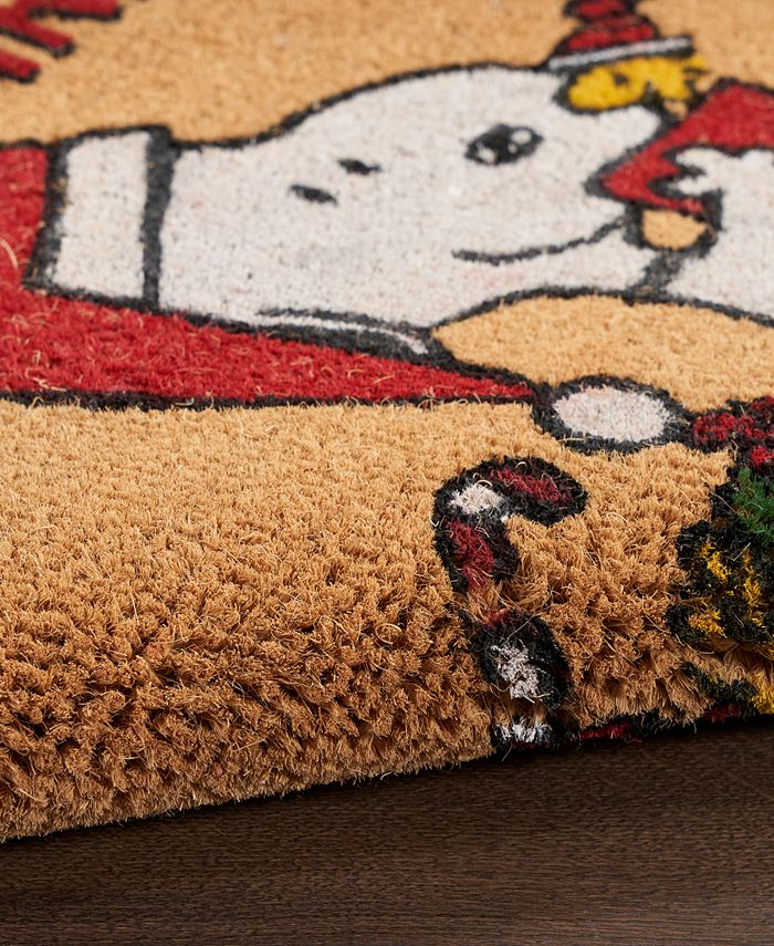 Nourison Home Nourison Peanuts Merry Christmas Door Mat - Macy's