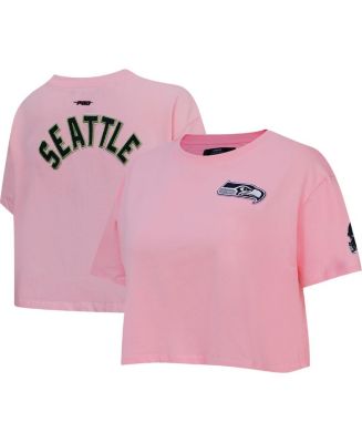 Women's Pro Standard Pink Seattle Seahawks Cropped Boxy T-shirt - Macy's