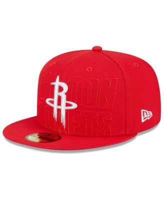 Men's New Era Red Houston Rockets 2023 NBA Draft 59FIFTY Fitted Hat ...