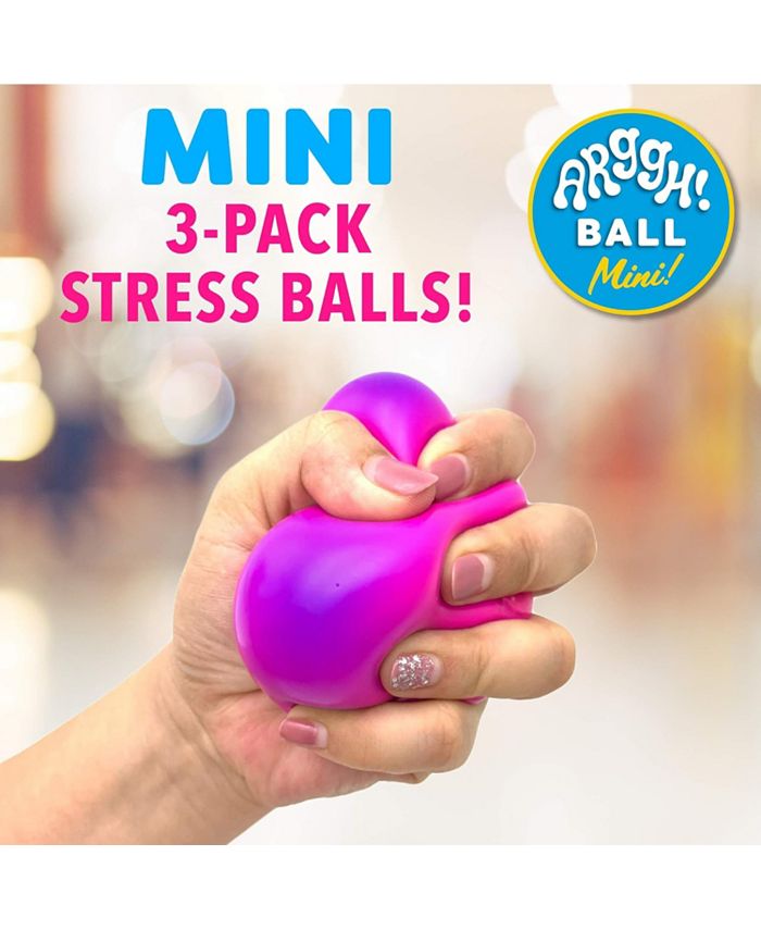 Power Your Fun Arggh Mini Stress Balls for Adults and Kids - 3 Pack ...