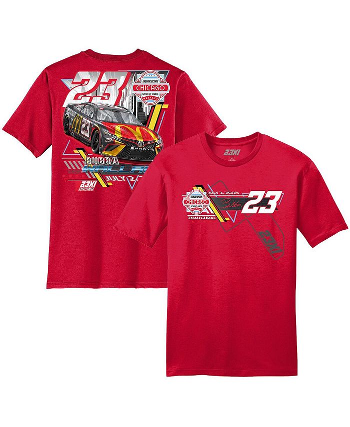 23xi Racing Men's Red Bubba Wallace 2023 Grant Park 200 T-shirt - Macy's
