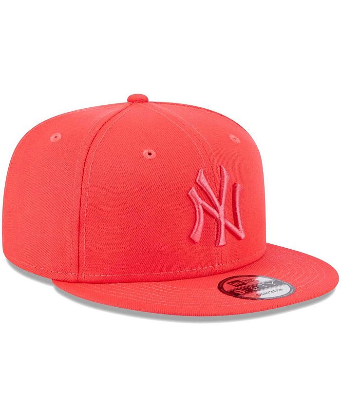 New Era Men's Red New York Yankees Spring Color Basic 9FIFTY Snapback ...