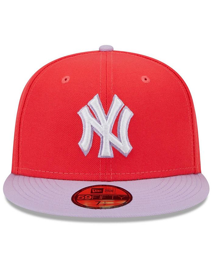 New Era Men's Red, Lavender New York Yankees Spring Color Two-Tone ...