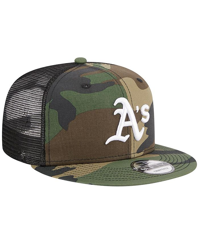 New Era Men's Camo Oakland Athletics Woodland Camo Trucker 9FIFTY ...
