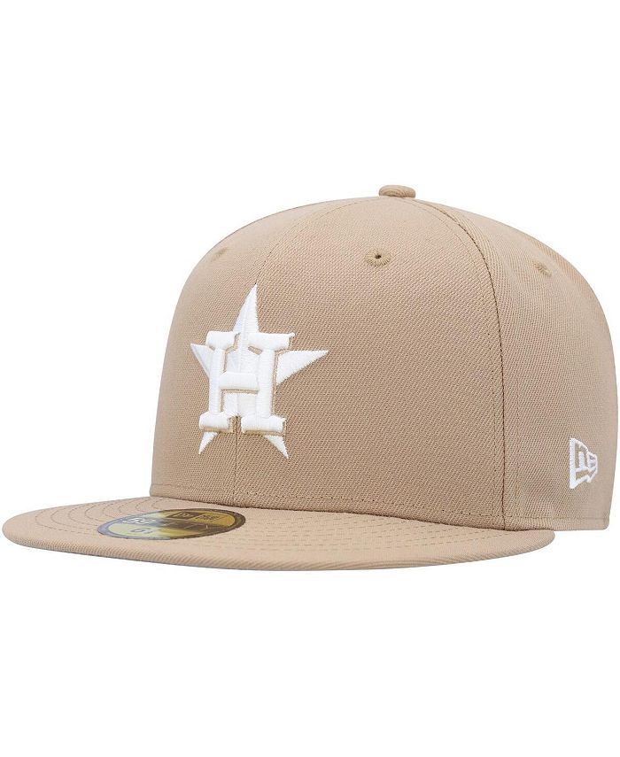 New Era Men's Khaki Houston Astros 59FIFTY Fitted Hat - Macy's