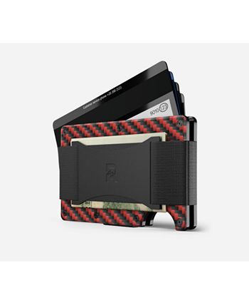 The Ridge Carbon Fiber Red Carbon Wallet 3K - Macy's