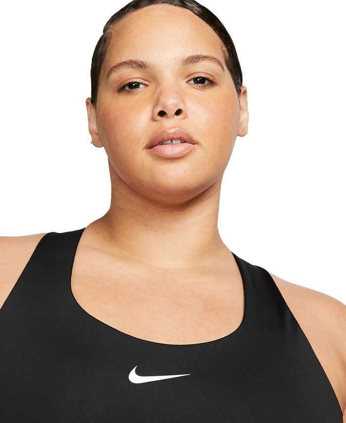 Nike Plus Size Active Medium-Support Padded Sports Bra Tank Top - Macy's