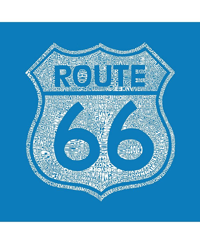 LA Pop Art Route 66 - Small Word Art Tote Bag - Macy's