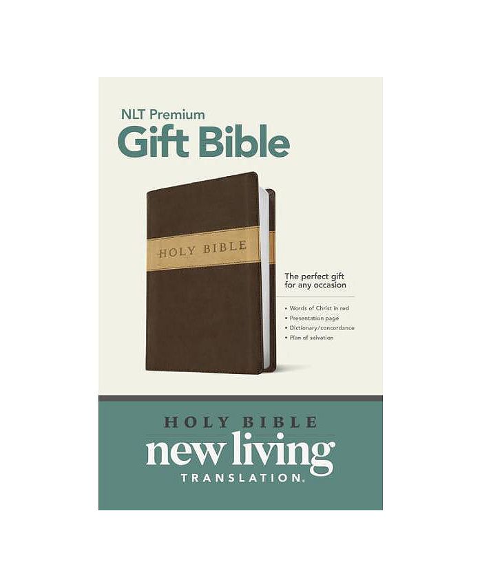 Barnes & Noble Premium Gift Bible NLT, TuTone (Red Letter, LeatherLike ...