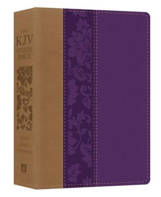 The KJV Study Bible - Large Print [Violet Floret] by Christopher D ...