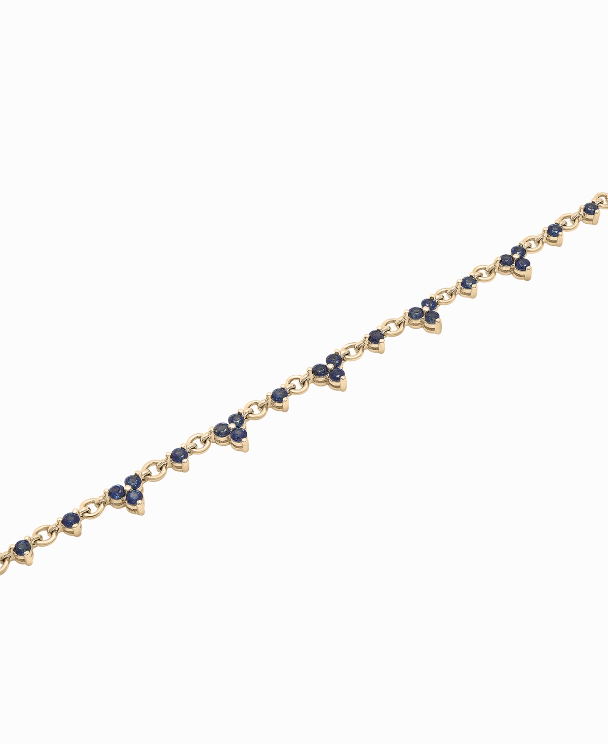 Click here for Black Sapphire Mini Cluster Ankle Bracelet (7/8 ct... prices