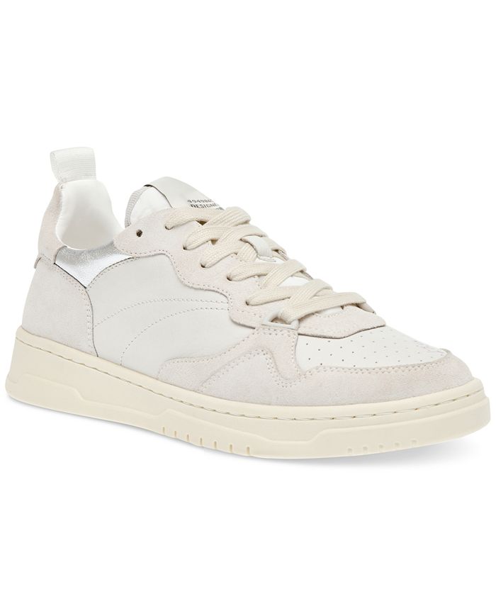 Steve Madden Women's Everlie Platform Lace-Up Court Sneakers - Macy's