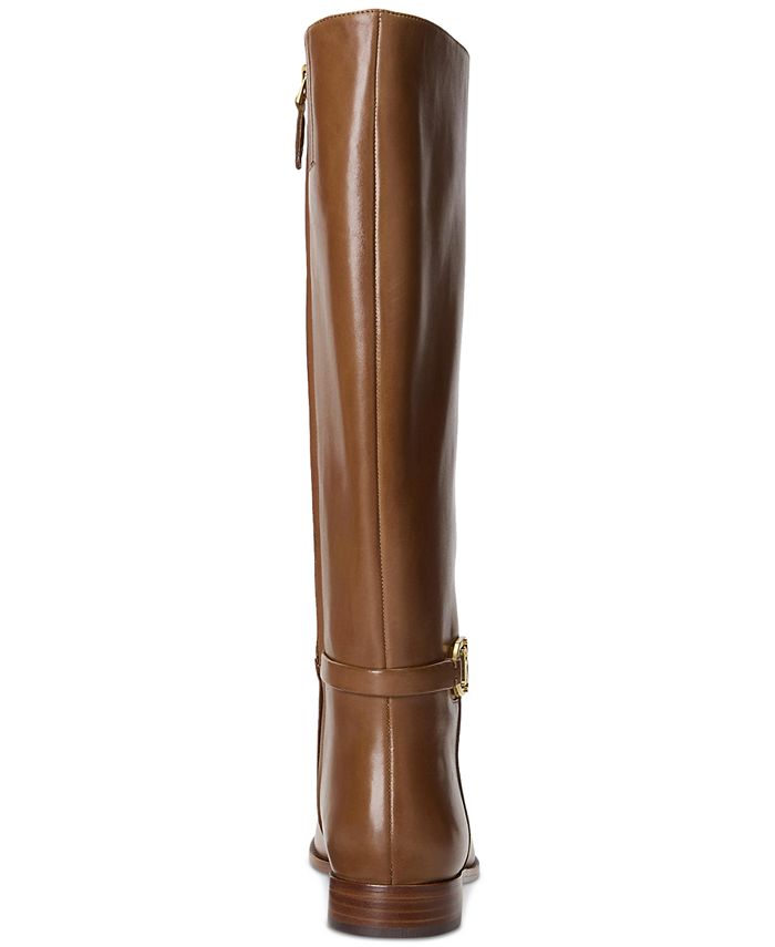 Lauren Ralph Lauren Women's Bridgette Buckled Riding Boots - Macy's