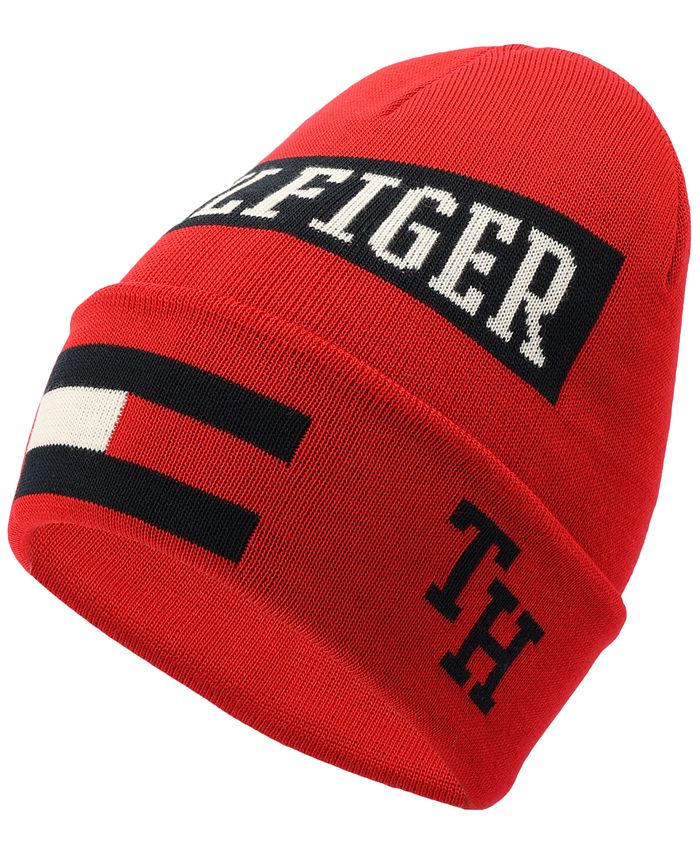 Tommy Hilfiger Men's Logo Graphic Cuffed Hat - Macy's