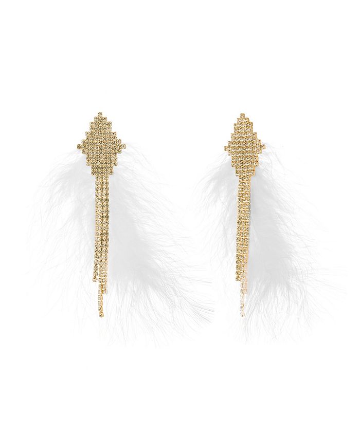 Aaliyah Feather Post Earring - Macy's
