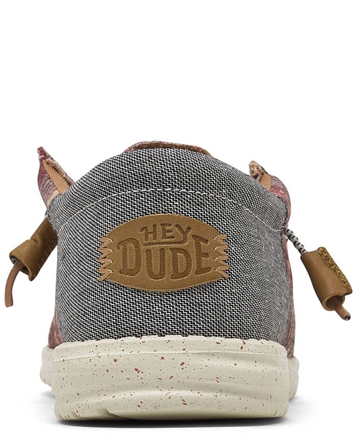 Hey Dude Men's Wally Funk Baja Casual Moccasin Sneakers from Finish ...