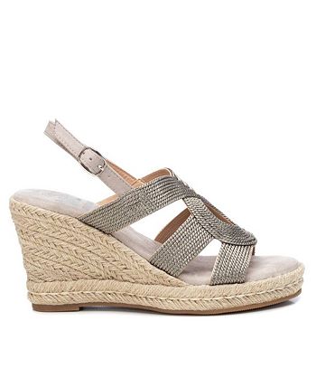 XTI Women's Jute Wedge Sandals By XTI - Macy's
