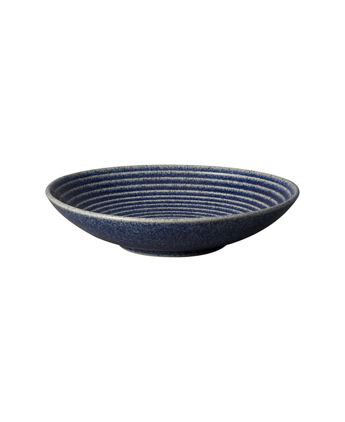 Denby Studio Blue Cobalt Medium Ridged Bowl - Macy's