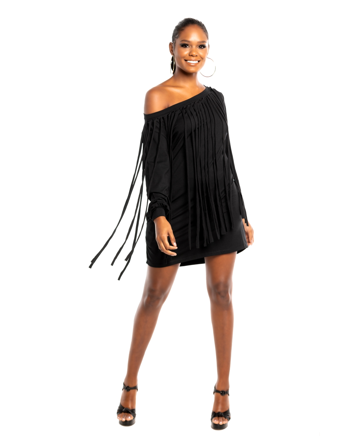 Click here for Dai Moda Womens High Waist Midi Skirt - Black prices