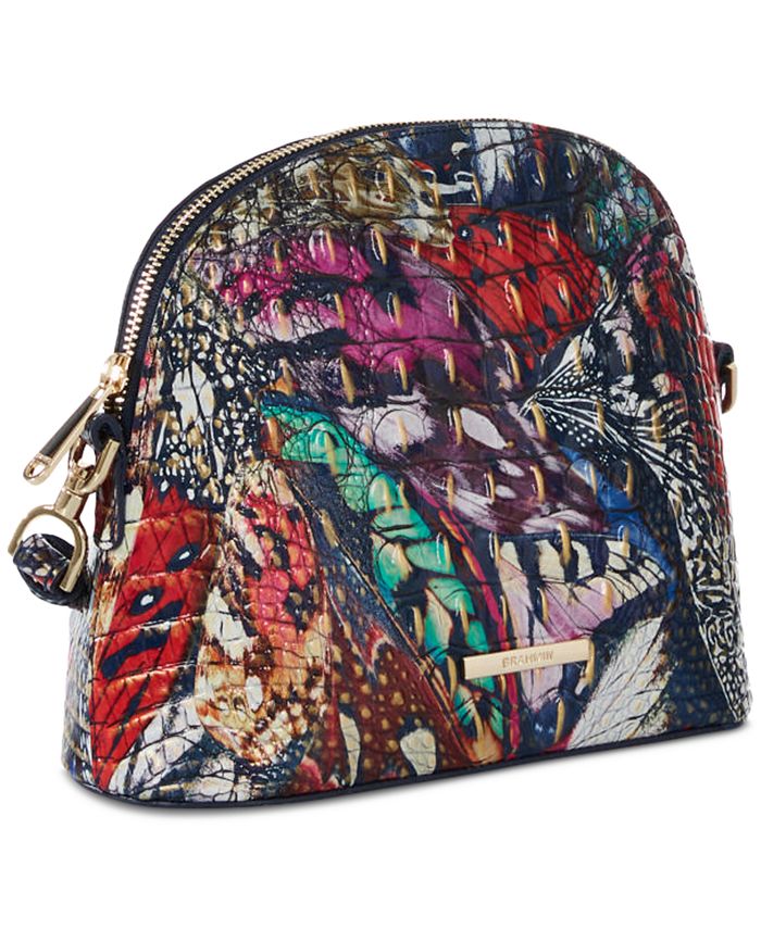 Brahmin Georgina Desert Bloom Melbourne Small Leather Crossbody - Macy's