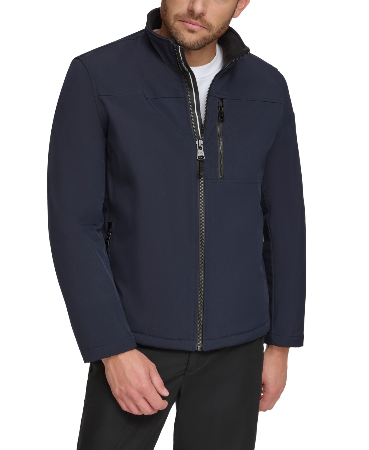 Click here for Calvin Klein Mens Sherpa Lined Classic Soft Shell... prices